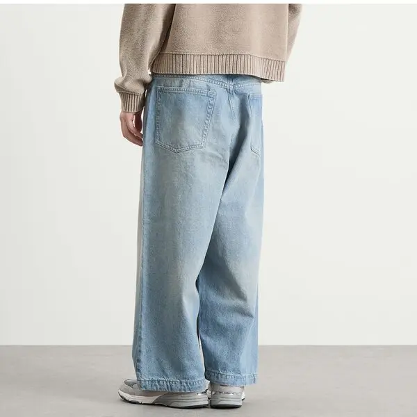 BEAMS Balloon Wide Denim Jeans