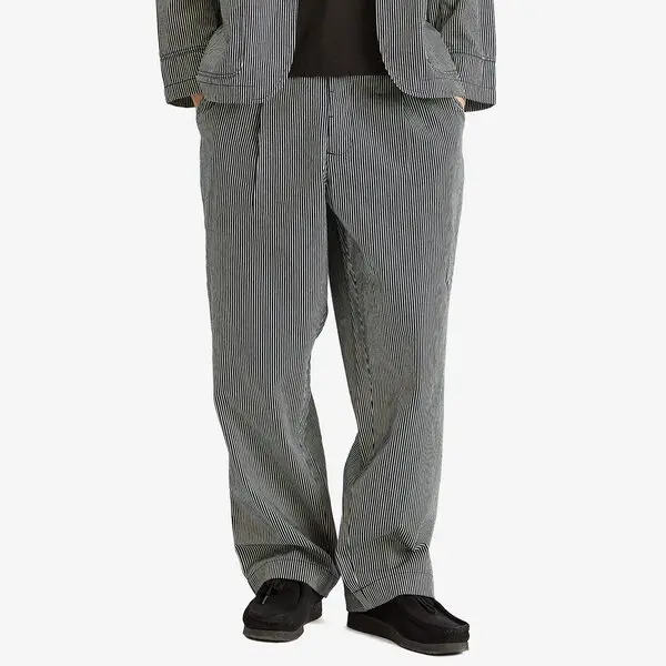 Universal Works Hickory Stripe Duke Pant - Indigo