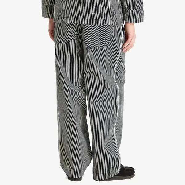 Universal Works Hickory Stripe Duke Pant - Indigo