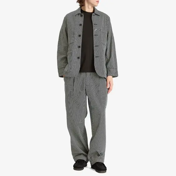 Universal Works Hickory Stripe Duke Pant - Indigo