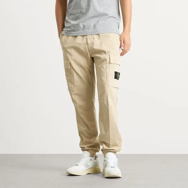 Stone Island Sateen Cargo Jogger Pants