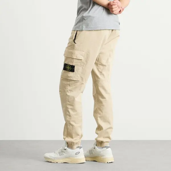 Stone Island Sateen Cargo Jogger Pants