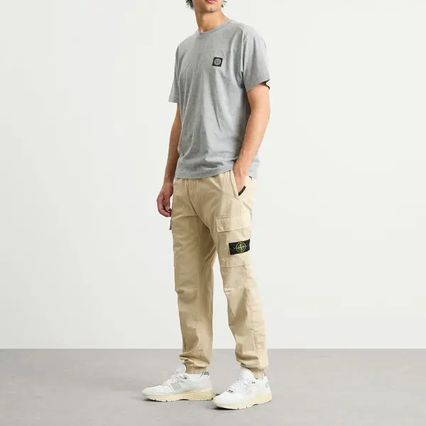Stone Island Sateen Cargo Jogger Pants