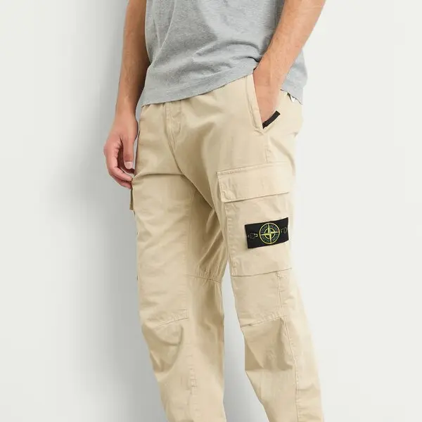 Stone Island Sateen Cargo Jogger Pants