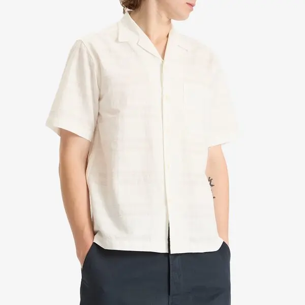 Universal Works Deffe Self Stripe Minari Shirt