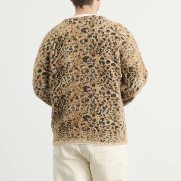 A BATHING APE Wild Leopard Cardigan