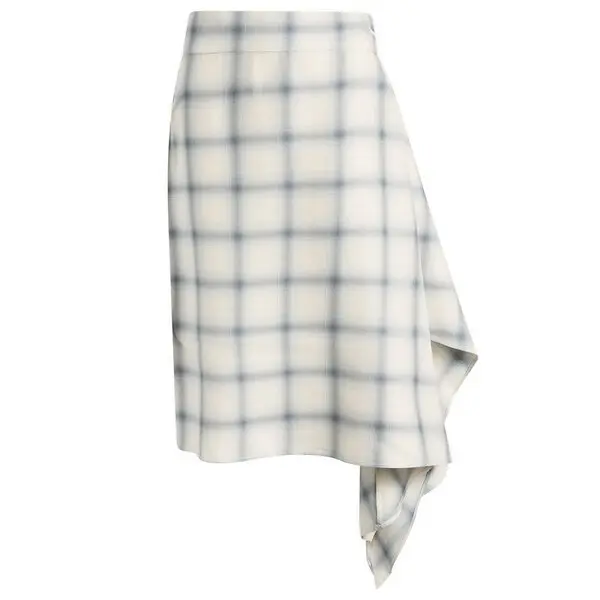 Coperni Zero Waste Long Skirt - Blue Check