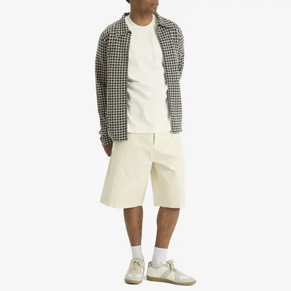 JIL SANDER Wool Check Zip Through