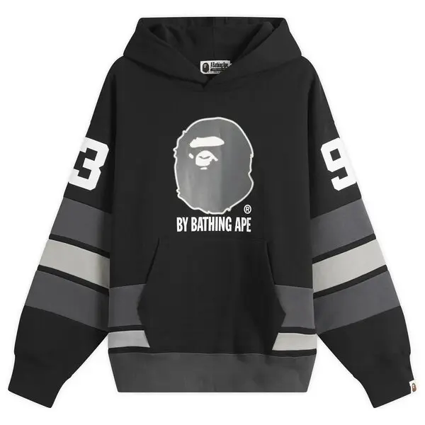 A BATHING APE Football Hoodie - Black