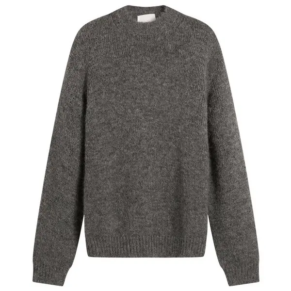 JIL SANDER Alpaca Crew Knit - Fog