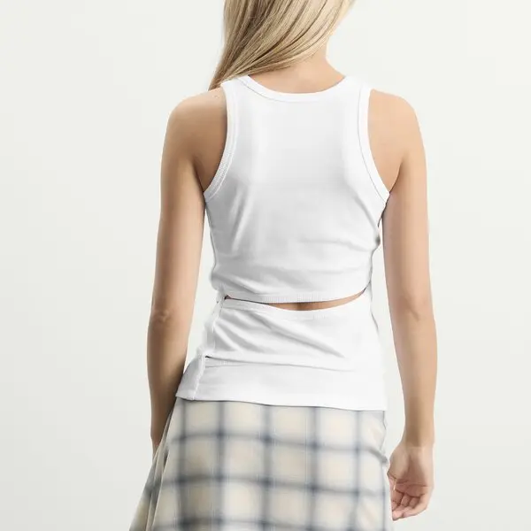 Coperni Spiral Tank Top - White