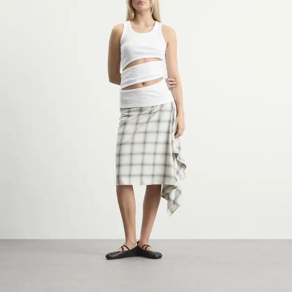 Coperni Spiral Tank Top - White