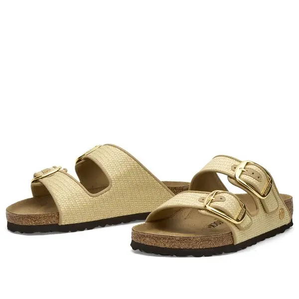 BIRKENSTOCK Arizona Big Buckle Tex Raffia Sandals
