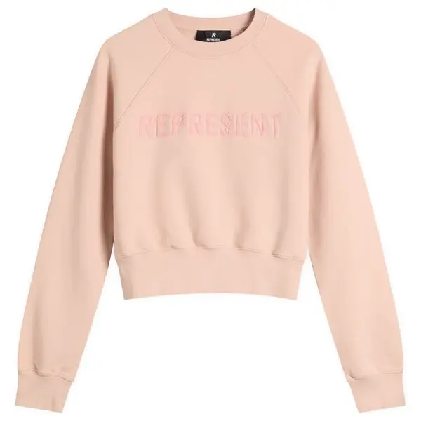 REPRESENT Fly Micro Sweatshirt - Rose Quartz