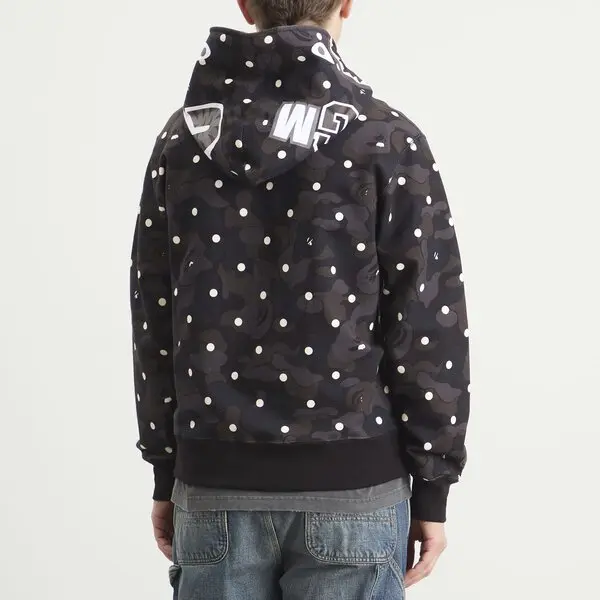 A BATHING APE Abc Dot Shark Zip Hoodie
