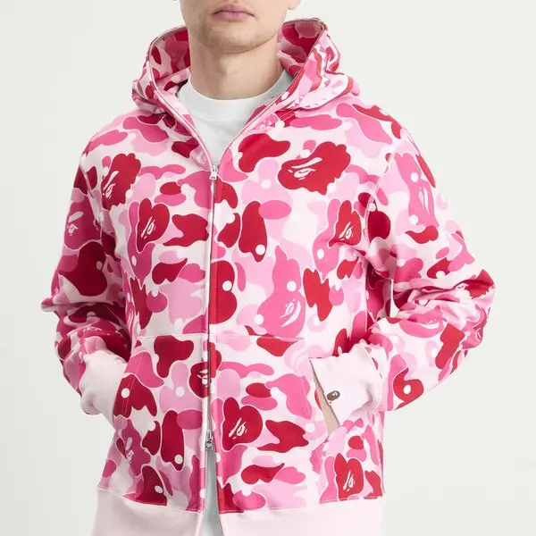 A BATHING APE Abc Dot Shark Zip Hoodie