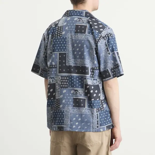 Dickies Glandorf Bandana Print Shirt - Dark Navy