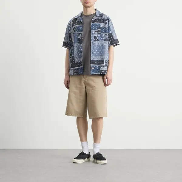 Dickies Glandorf Bandana Print Shirt - Dark Navy