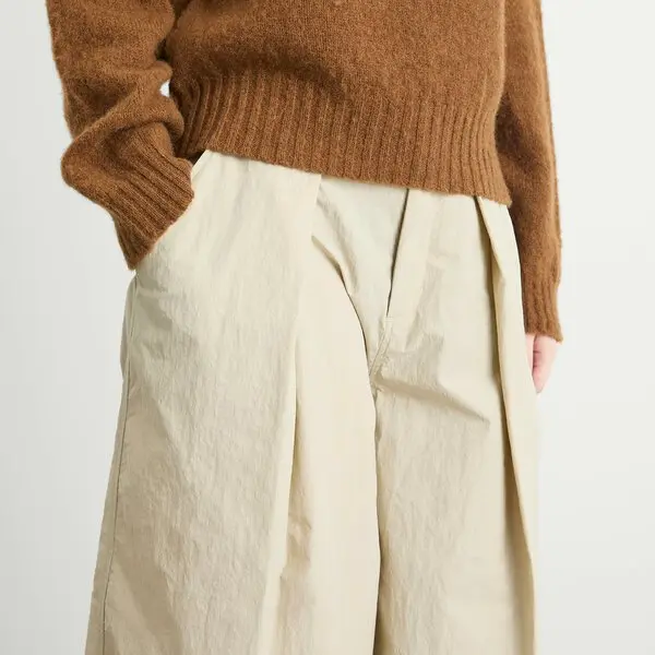 You Must Create Deadbeat Nylon Trousers - Stone
