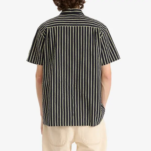 You Must Create Malick Seersucker Stripe Vacation Shirt