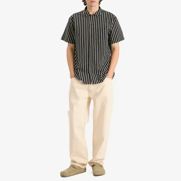 You Must Create Malick Seersucker Stripe Vacation Shirt