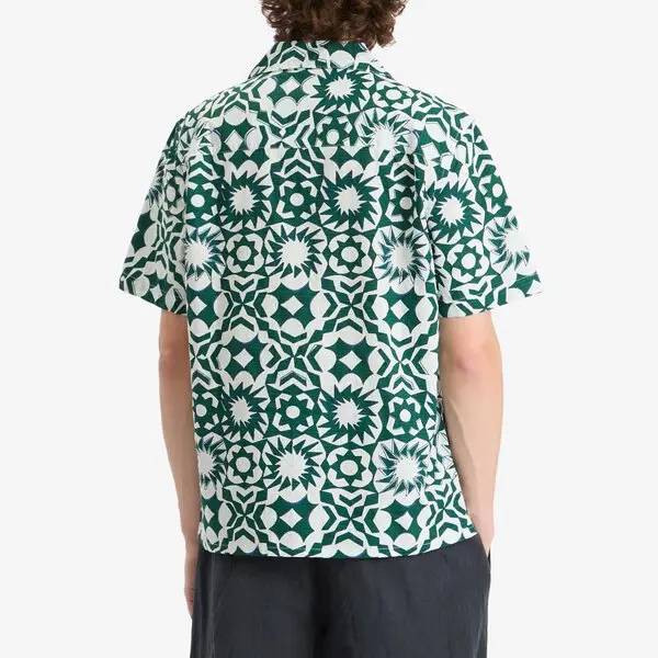 WAX LONDON Didcot Sketch Geo Vacation Shirt