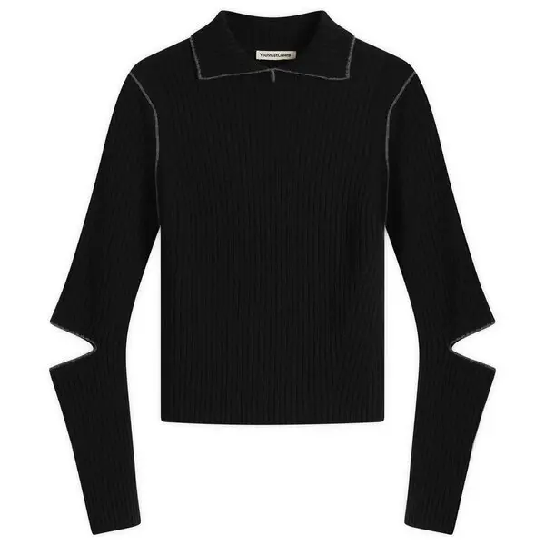 You Must Create Peeka Jumper - Black