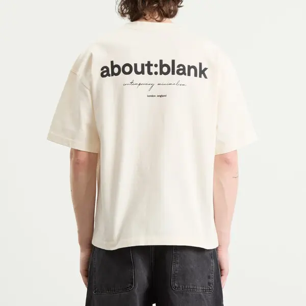 ABOUT:BLANK Box Logo T-shirt