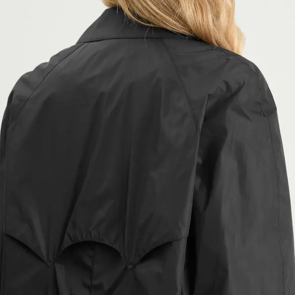 NOTHING WRITTEN Urban Nylon Trench Coat