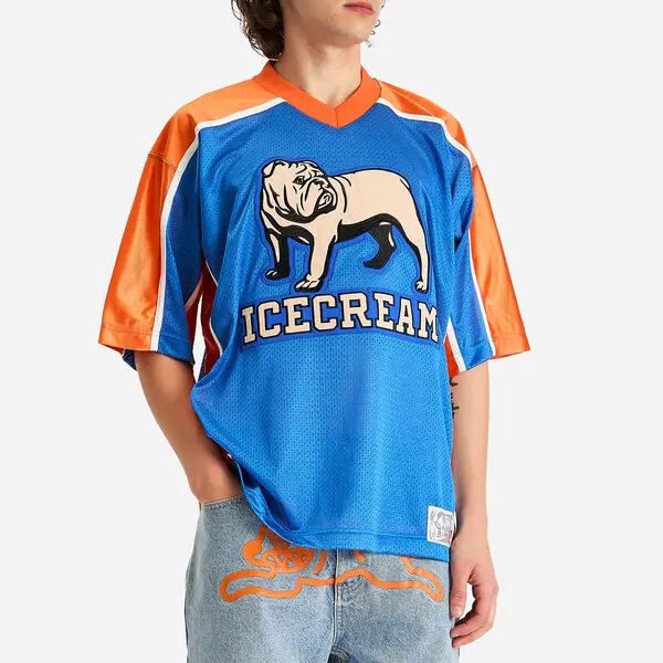 ICECREAM Bulldog Football Jersey - Blue