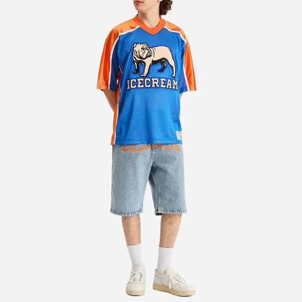 ICECREAM Bulldog Football Jersey - Blue