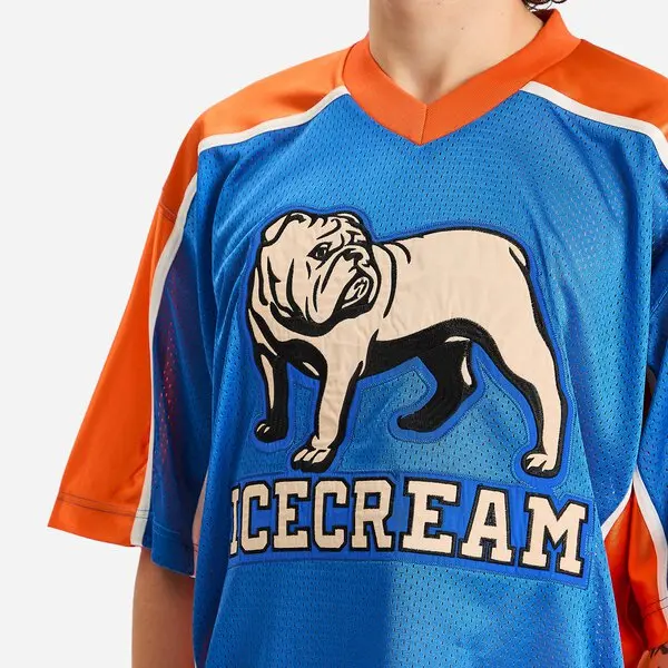ICECREAM Bulldog Football Jersey - Blue