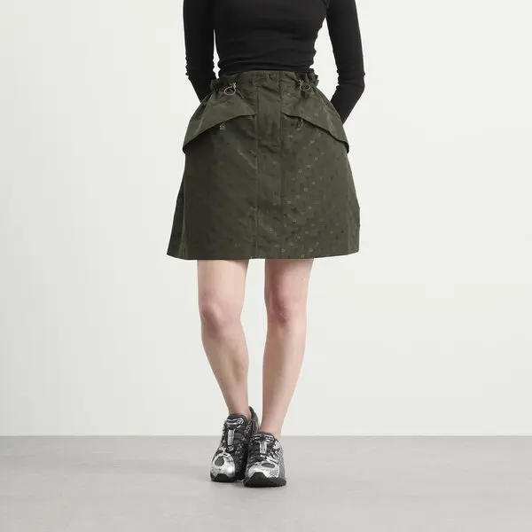 Cecilie Bahnsen Delina Floral Jacquard Skirt - Olive