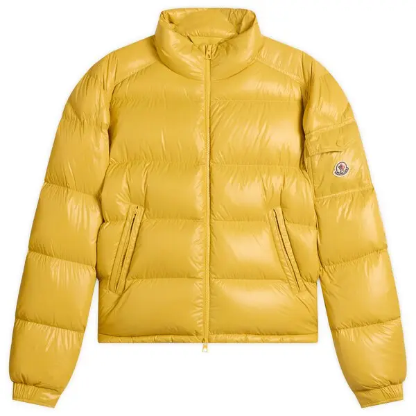 Moncler Levitha Cropped Jacket - Yellow
