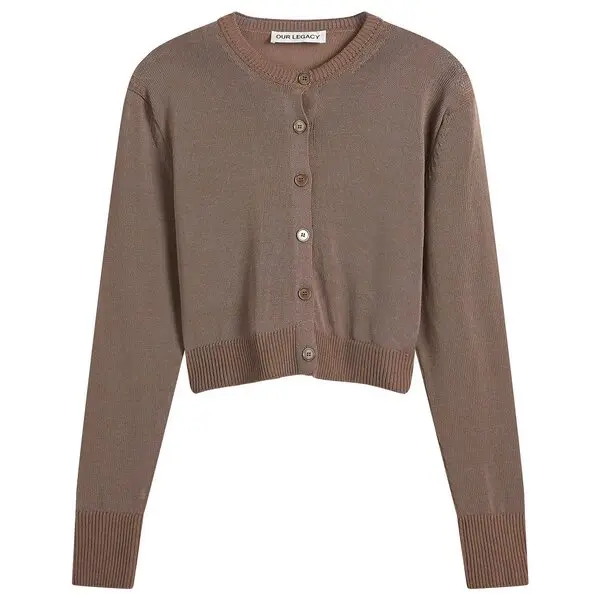 Our Legacy Micro Cardigan - Cangiante Copper