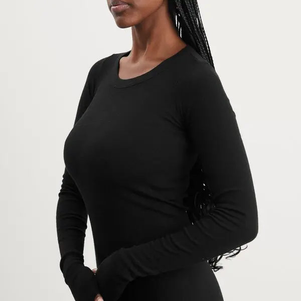 Rick Owens Long Sleeve Dress - Black
