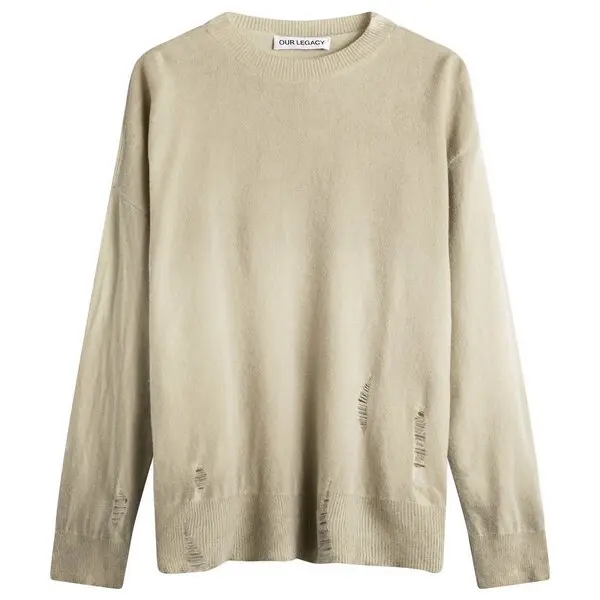 Our Legacy Slant Knit - Moss Spray
