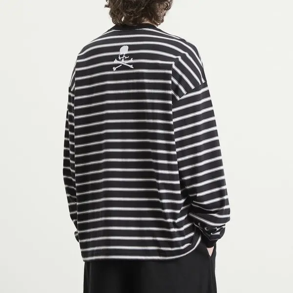 MASTERMIND WORLD Fine Gauge Stripe Long Sleeve T-shirt