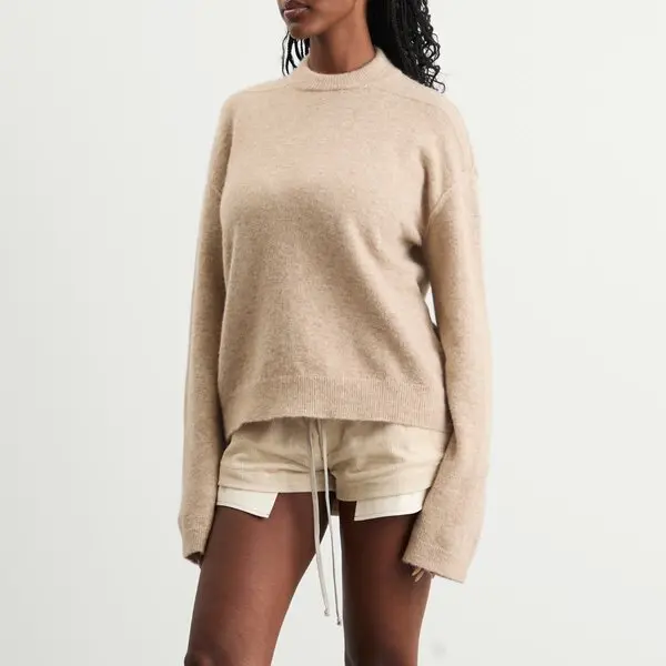 Rick Owens Tommy Long Sleeve Knitted Top