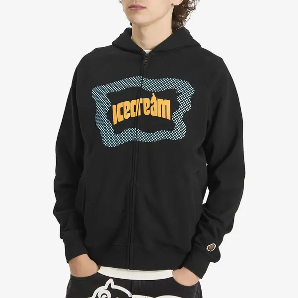 ICECREAM Block Logo Zip Hoodie