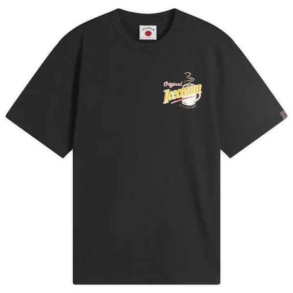 ICECREAM Diner Coffee T-shirt - Black