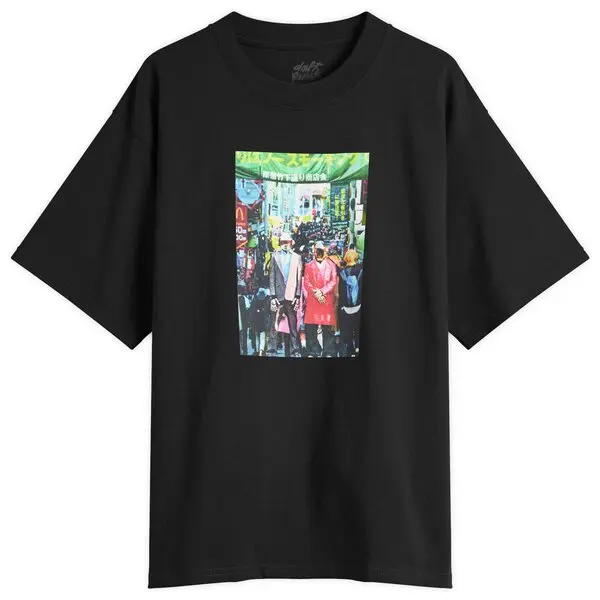 PLEASURES Harajuku T-shirt - Black