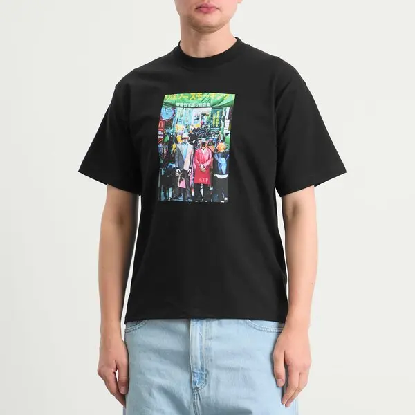 PLEASURES Harajuku T-shirt - Black
