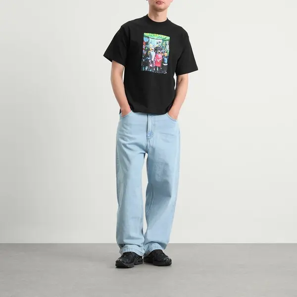 PLEASURES Harajuku T-shirt - Black
