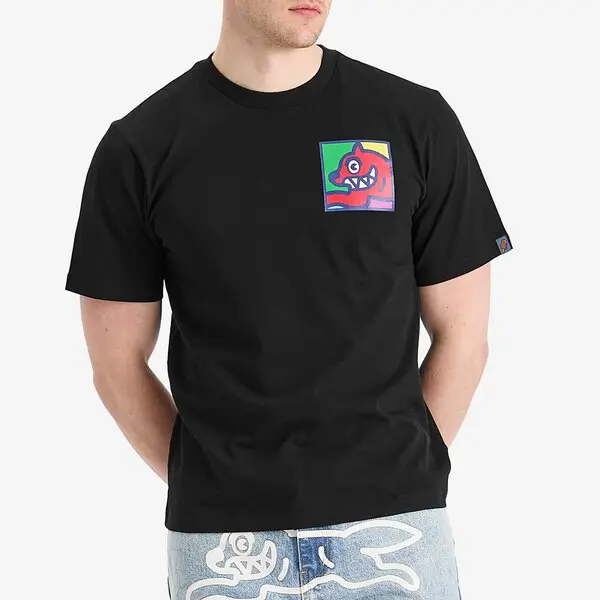 ICECREAM Pop Art Running Dog T-shirt