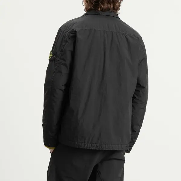 Stone Island Crinkle Reps Shirt Jacket - Black