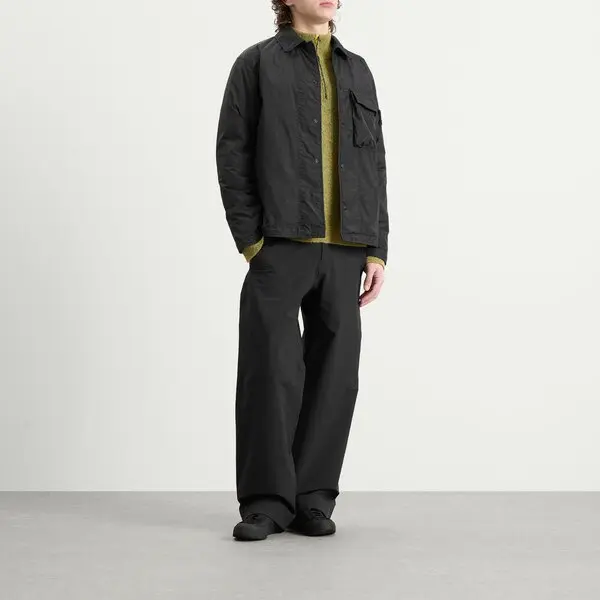 Stone Island Crinkle Reps Shirt Jacket - Black