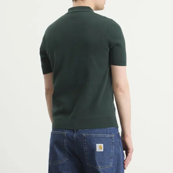 Fred Perry Panel Knitted Polo Shirt