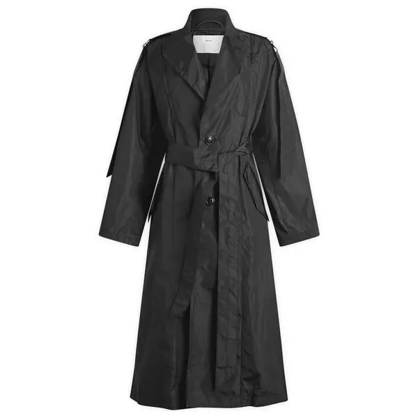 Toga Taffeta Coat - Black