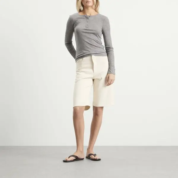 Auralee Denim Wide Shorts